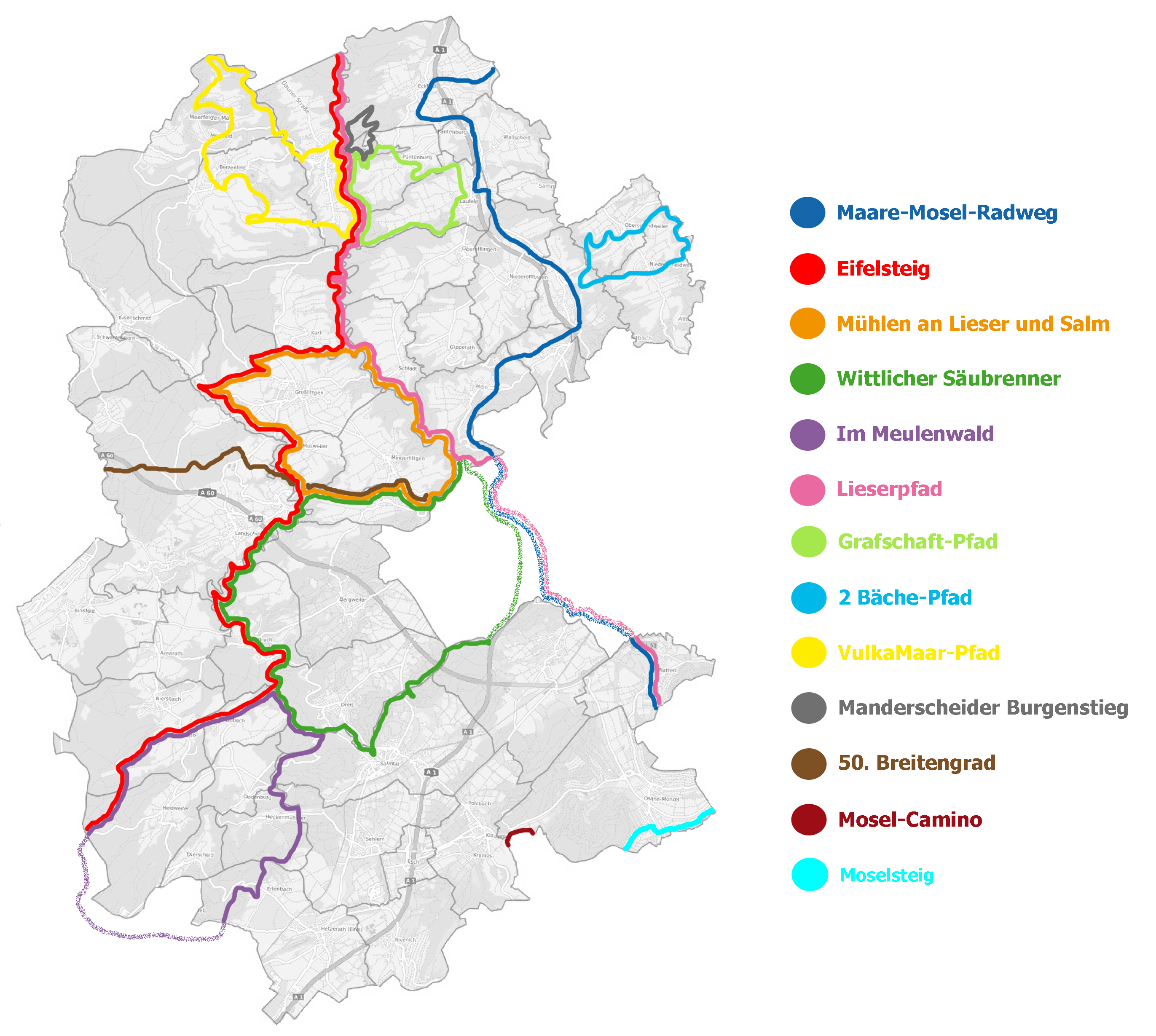 Rad- und Wanderwege | Verbandsgemeinde Wittlich-Land